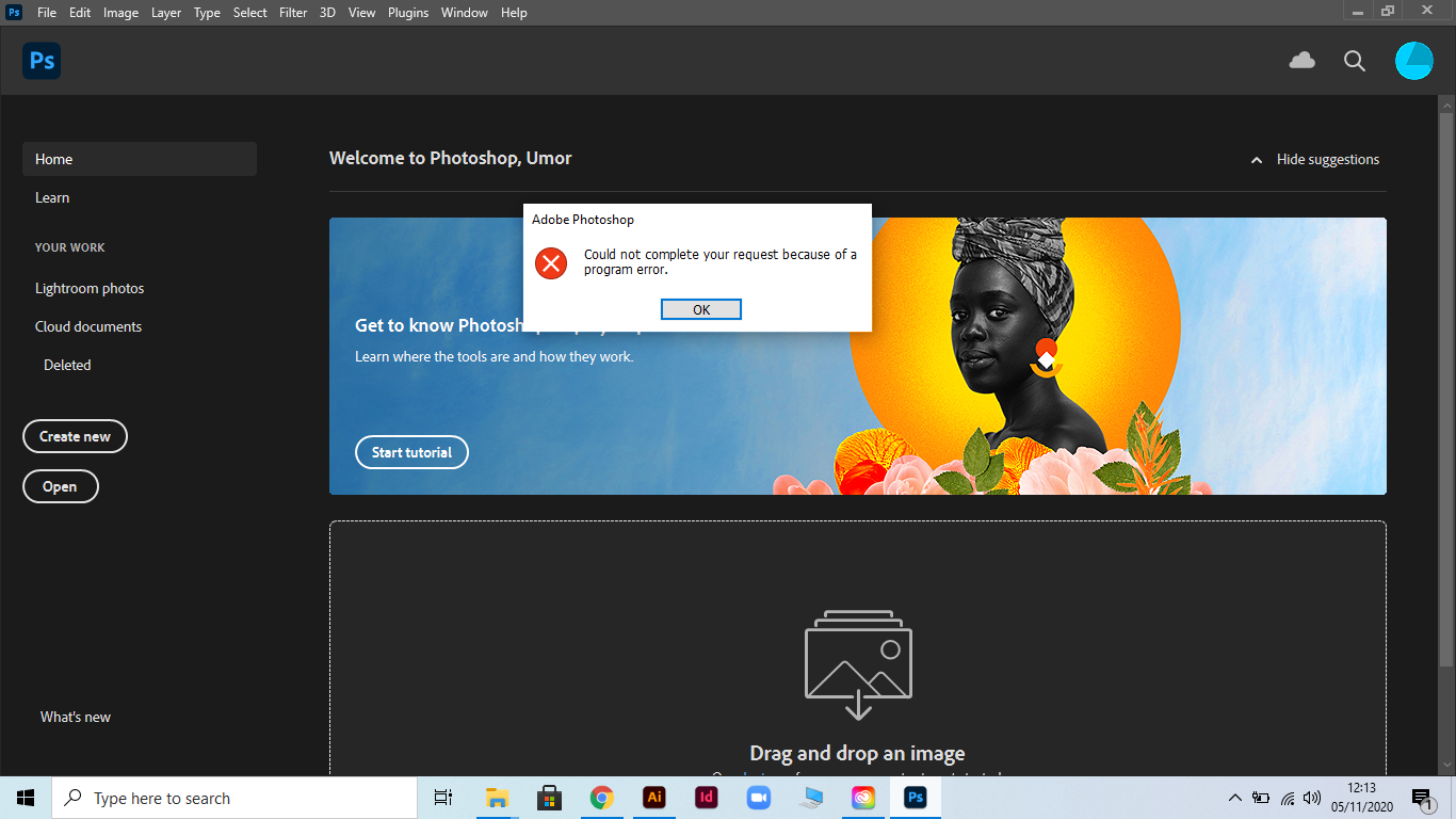 Solved: Photoshop does not work on my laptop tho everythin... - Adobe ...