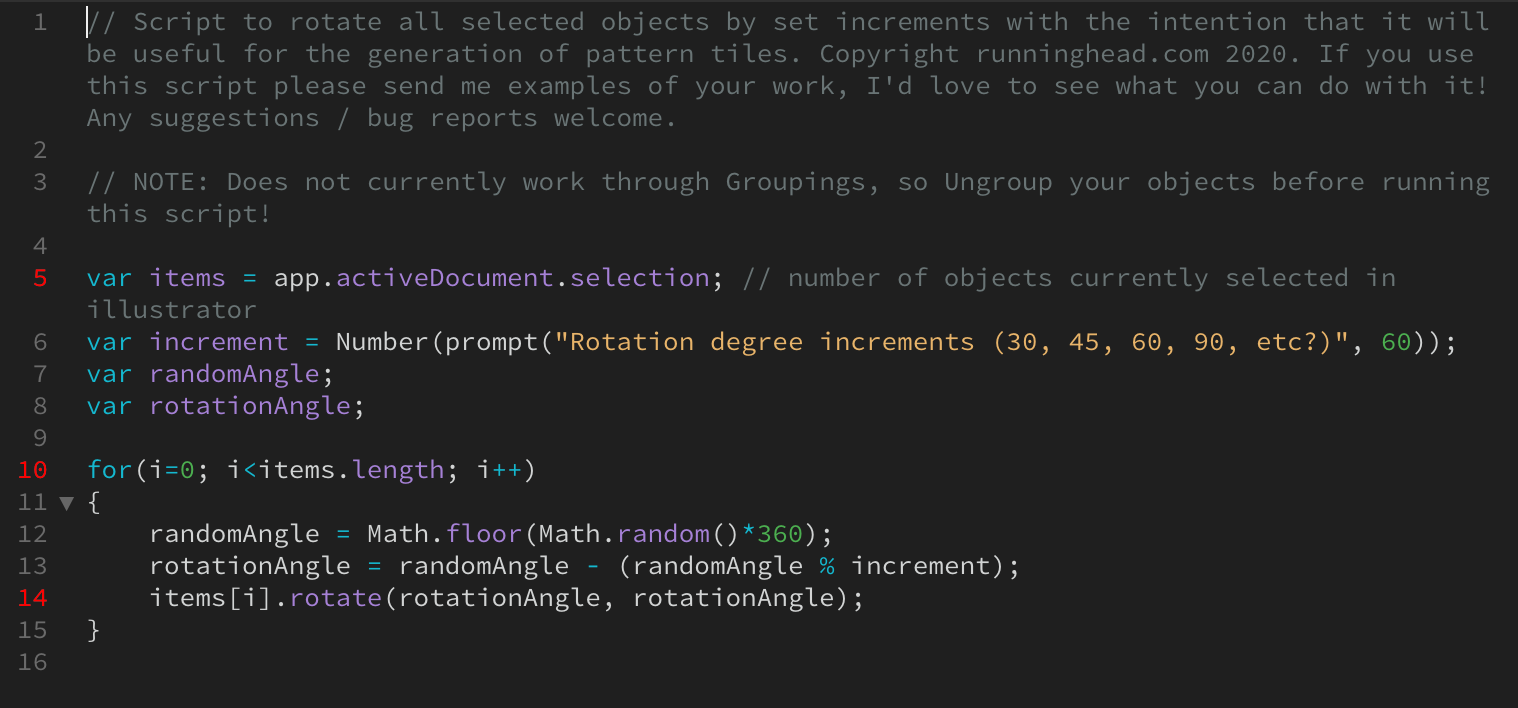 Solved Script To Rotate Selected Objects By Random Increm Adobe Product Community 11561803