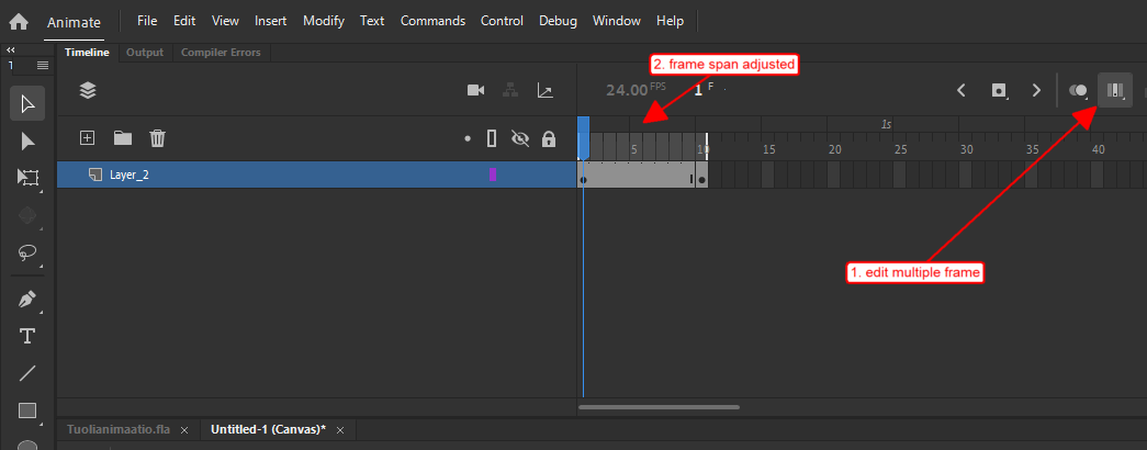 Animate: coloring key frame objects - Adobe Community - 11574003