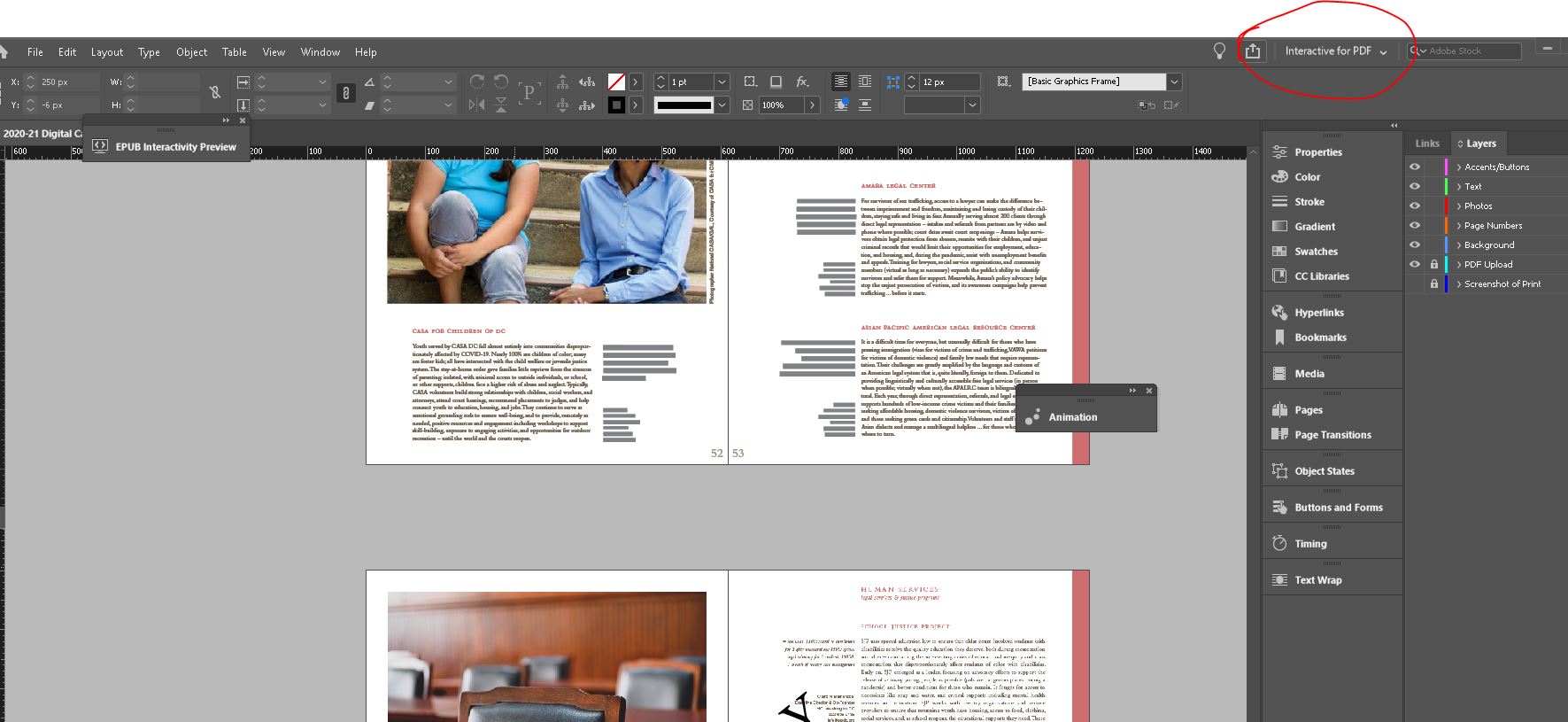 How to scroll between pages in interactive pdf tha... - Adobe Community ...