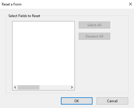 Reset Form - Acrobat Pro - Adobe Community - 11575823