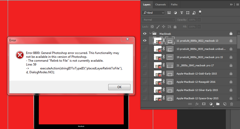 Solved: Update linked smart objects broken file path - Adobe Product ...