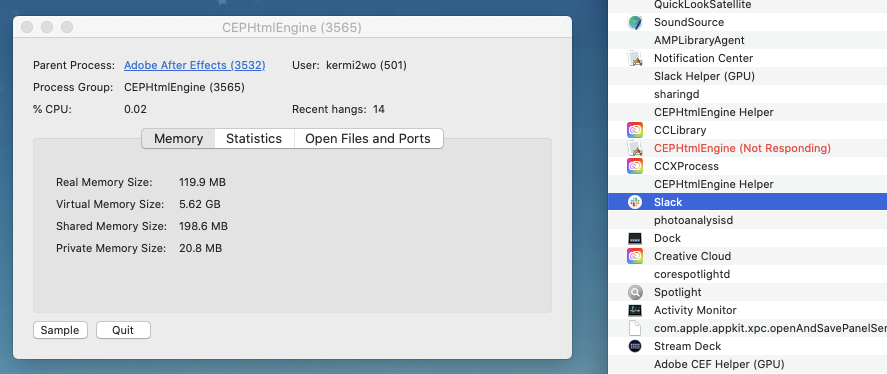 AE 17.5 | CEPHtmlEngine Not Responding issue. - Adobe Product Community - 11580111