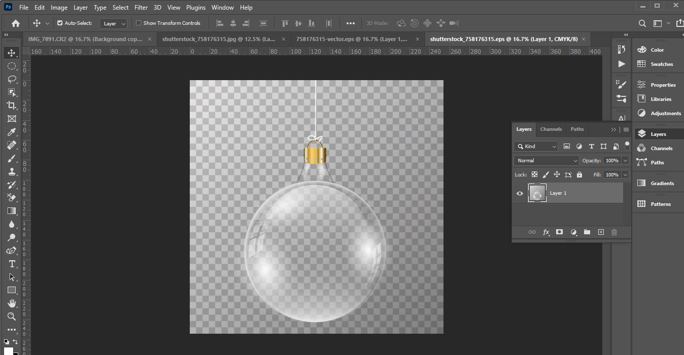 Solved: Loading an image into photoshop that has a transpe... - Page 2 ...