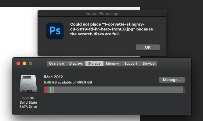Solved: Photoshop scratch disks are full on a brand new ma... - Adobe ...