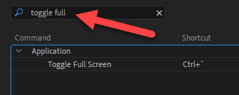 Previewing video inn Full screen - Adobe Product Community - 11586037