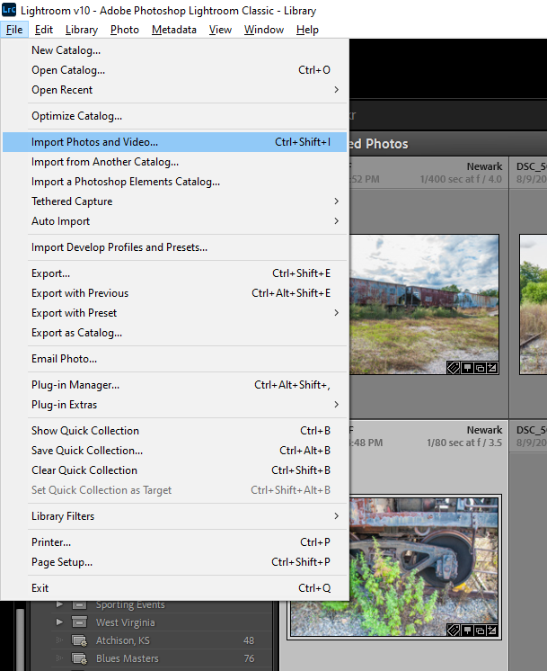 Import Button Missing! - Adobe Product Community - 11588229