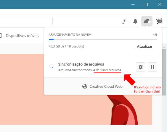 Creative Cloud not syncing - Adobe Community - 11597246