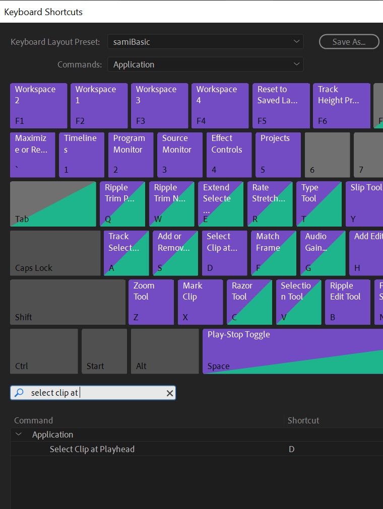 Missing important workflow keyboard shortcut "d" - Adobe Support Community - 11612741