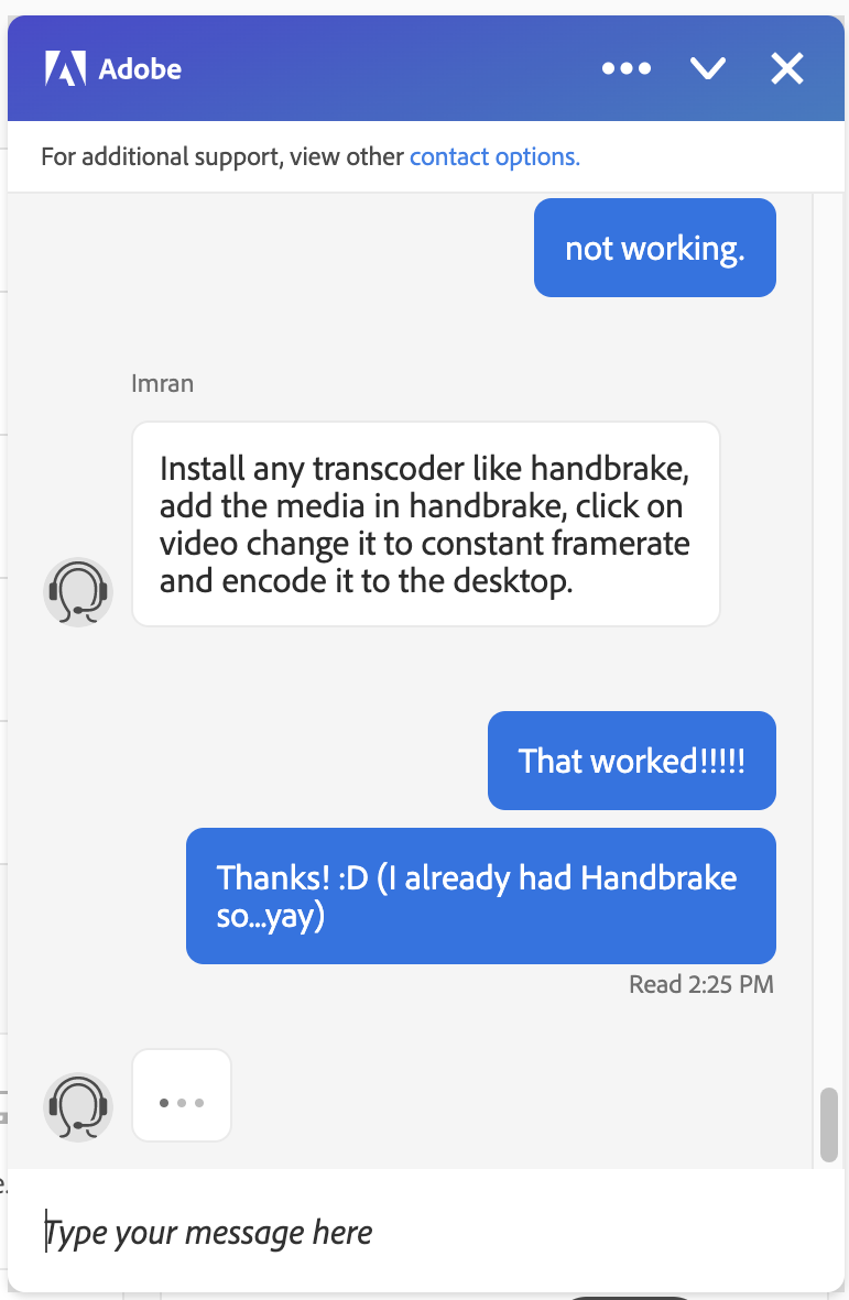 Adobe Media Encoder error - the file could not be ... - Adobe Product ...