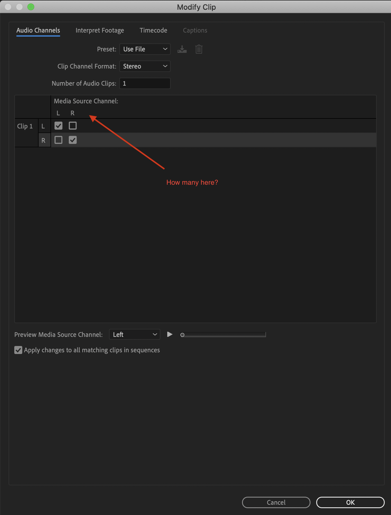 Importing clip with multiple audio tracks, Premier... - Adobe Product Community - 11614124