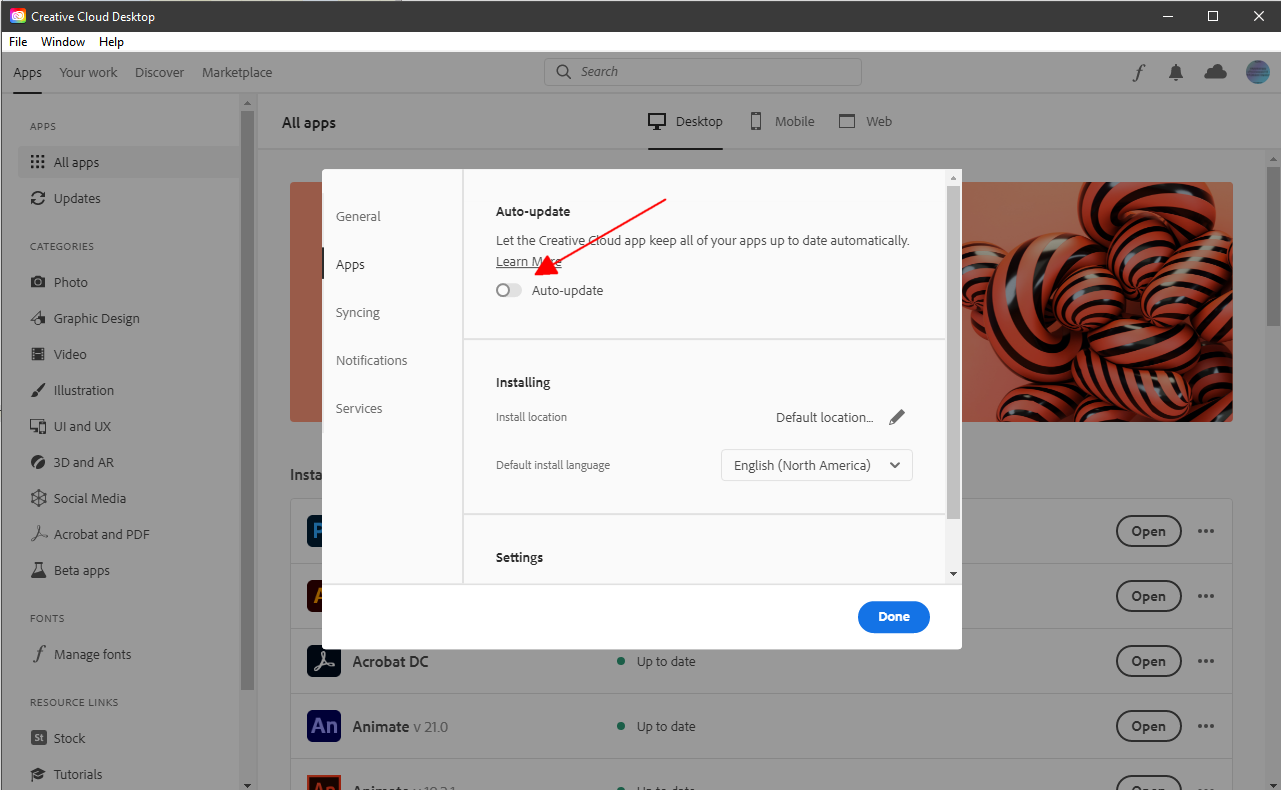 Adobe Creative Cloud installer still installing de... - Adobe Product ...