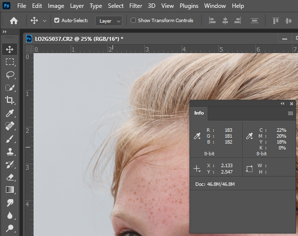 Eyedropper values at cursor - Adobe Support Community - 11618906