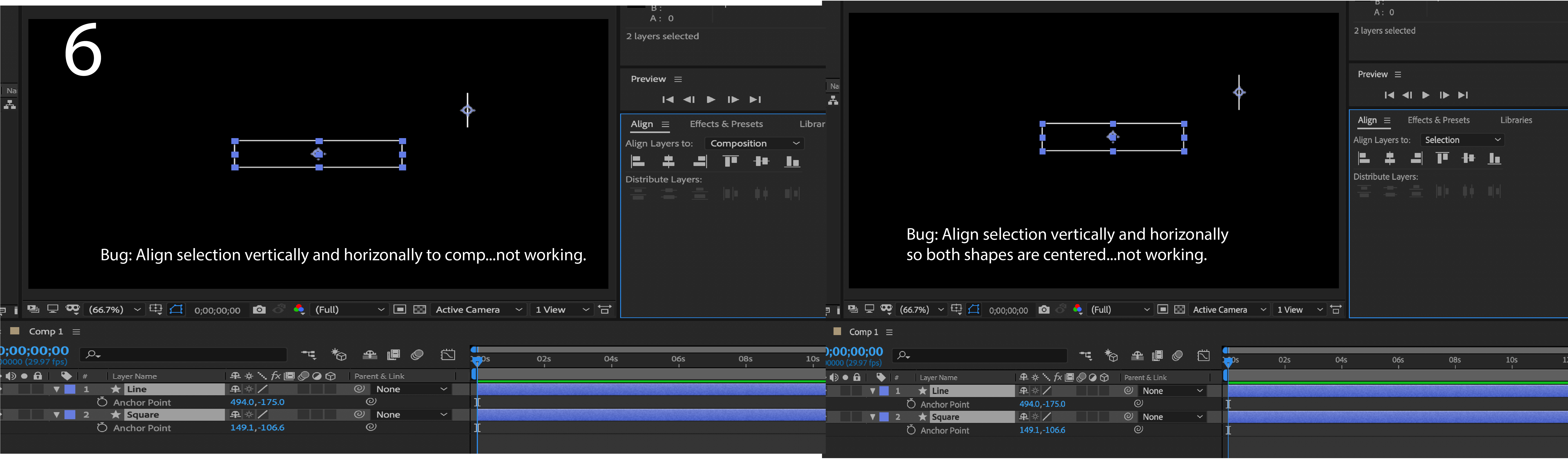 Anchor Point Centered But Align Tool Not Working Adobe Support 