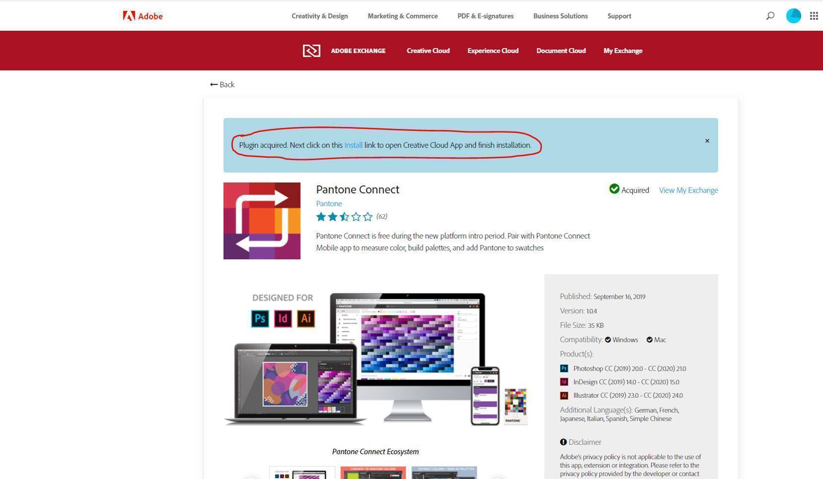 Solved: Adding PMS 2287 to Illustrator - Adobe Community - 11600455