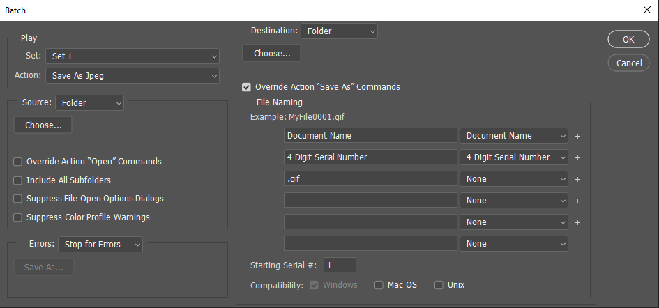 Script To Repeat Open And Save With New Filename Adobe Support