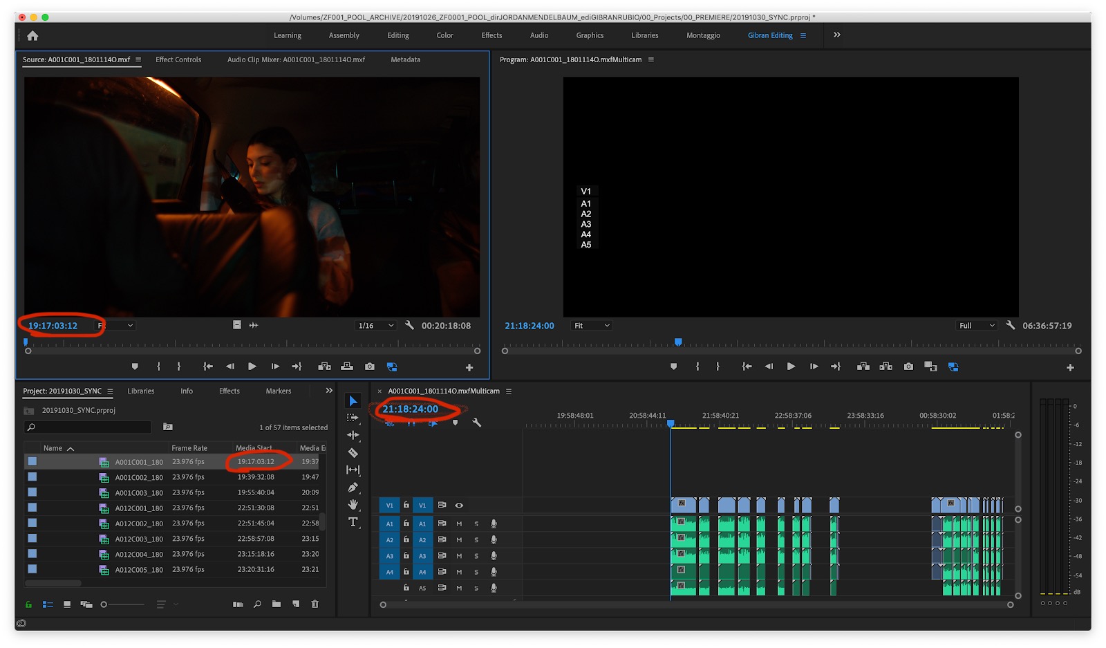 Timecode Incorrect Upon Multicam Sync - Adobe Community - 10703728