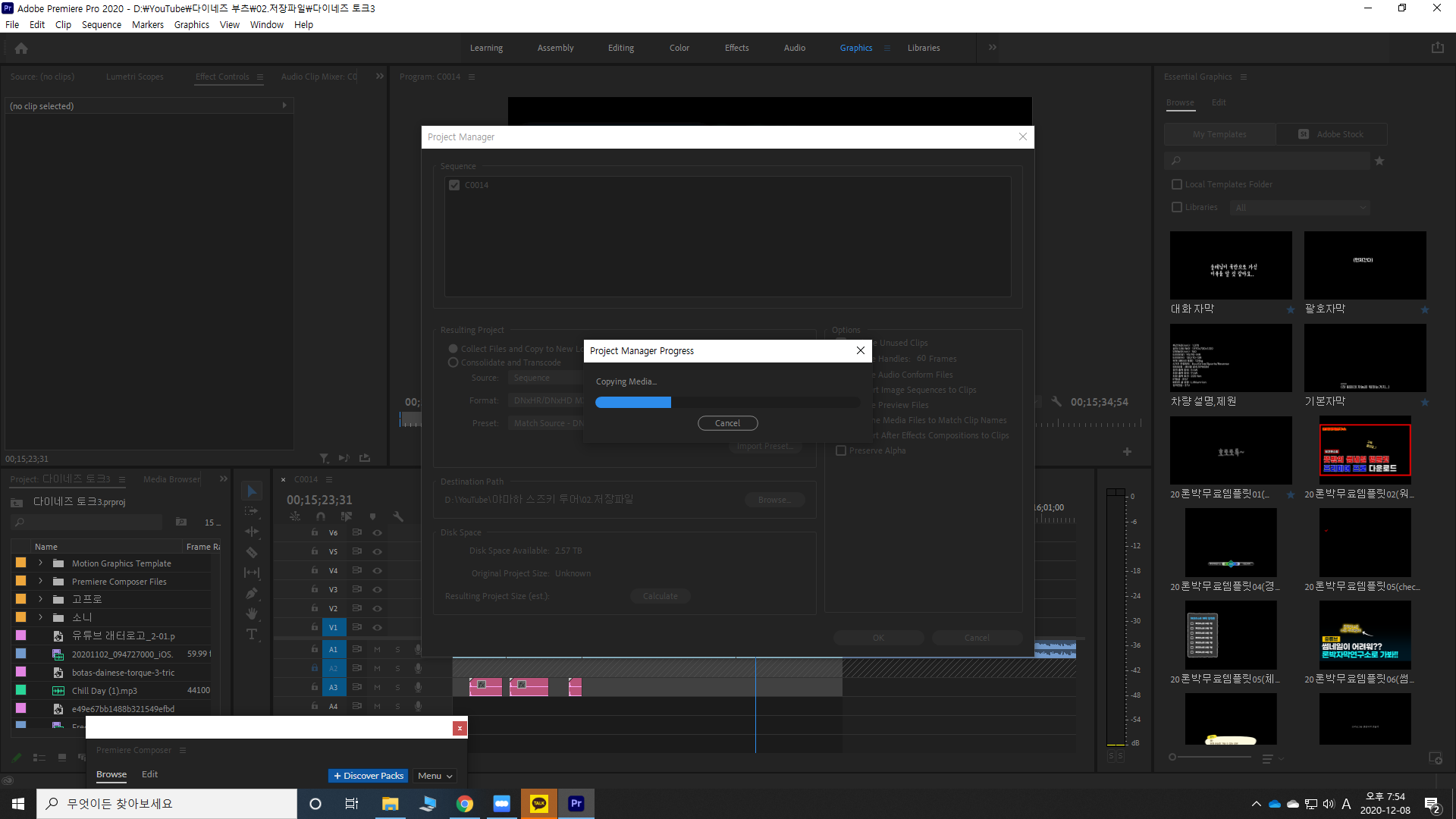 Premiere Pro package, collect file is not working - Adobe Product ...