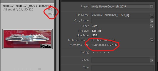 Solved: Metadata flag does not go away - Adobe Community - 11661915