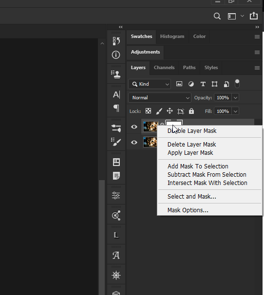Mask Option Menu Missing - Adobe Support Community - 11664295
