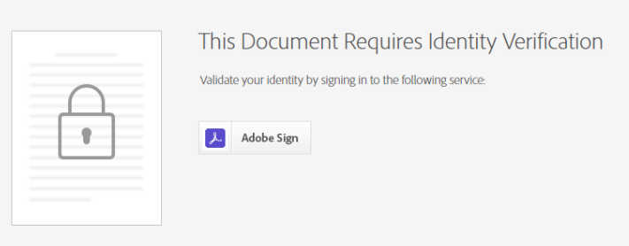 Signers Identity Authentication methods available ... - Adobe Product ...