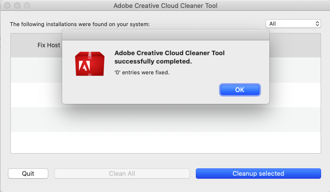 The installation failed - Adobe Community - 10704398