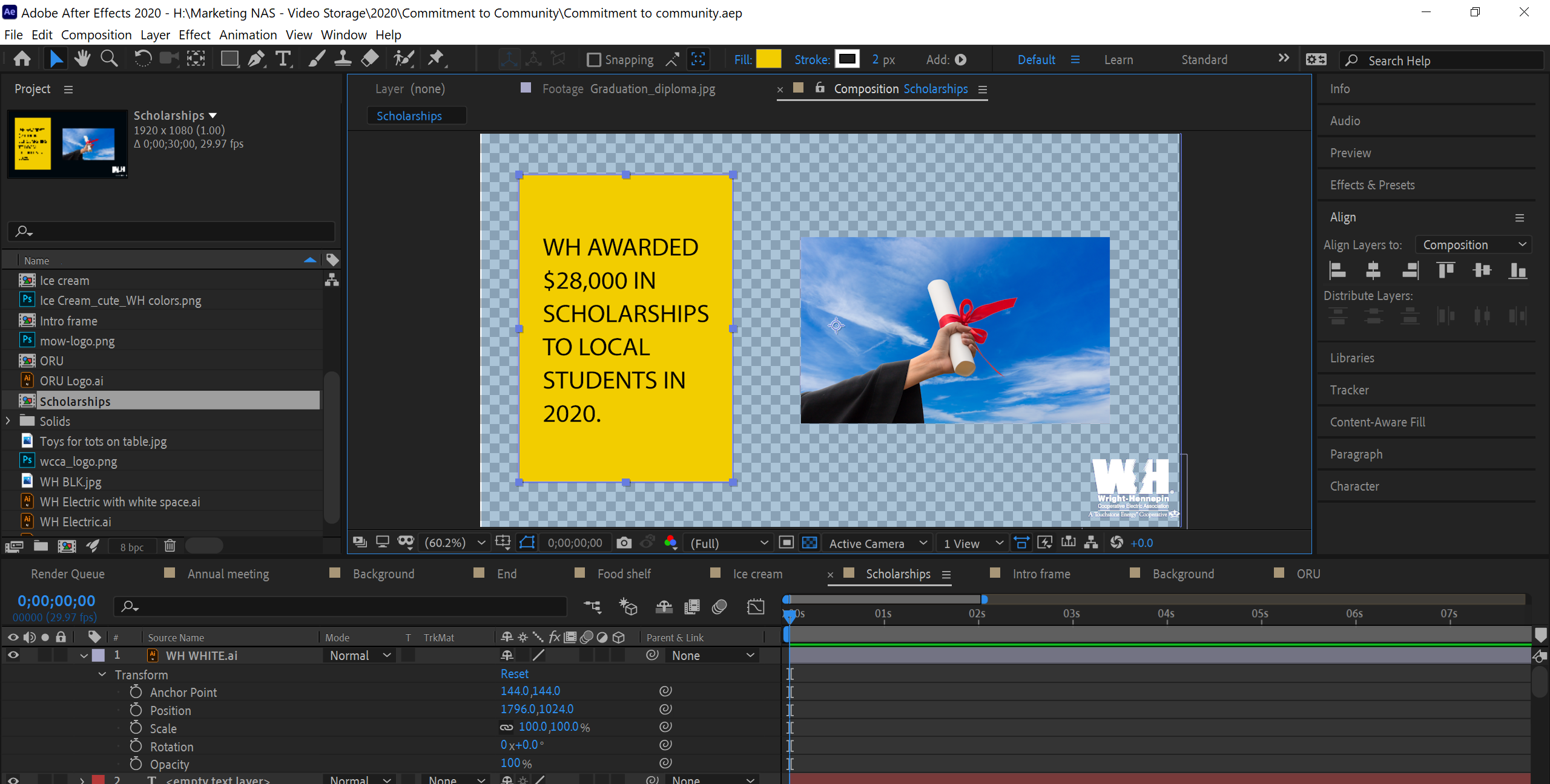 Compositions are different sizes - Adobe Product Community - 11668274