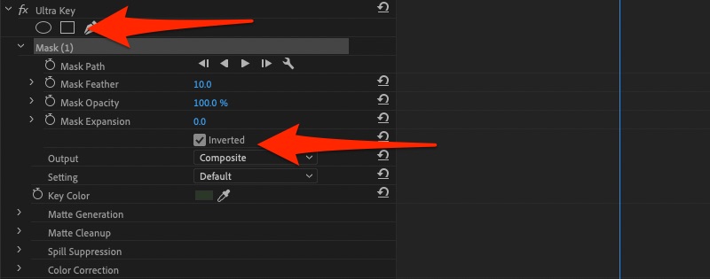 I need to remove the ultrakey from a rectangle - Adobe Community - 11668127