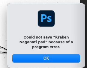 Could not save error photoshop 2021 - Adobe Support Community - 11673559