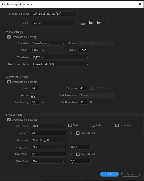 Captions - Adobe Community - 11674507