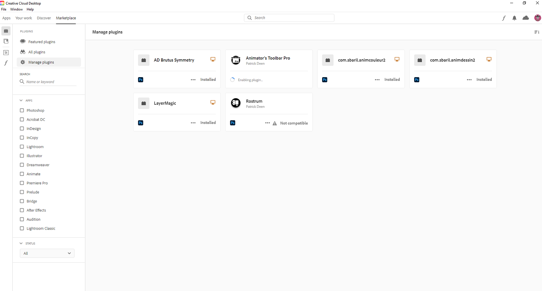 Extensions? Plugins? not showing up. - Adobe Product Community - 11677066
