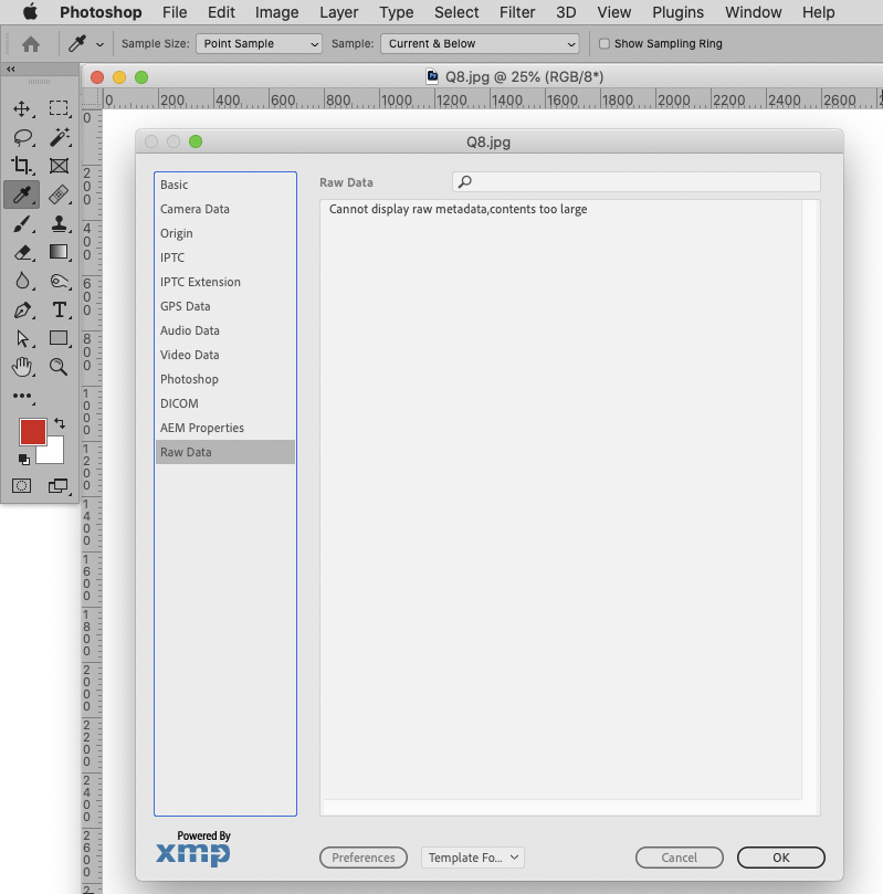 Solved: Blank JPEG = filesize of 2MB? - Adobe Support Community - 11680823