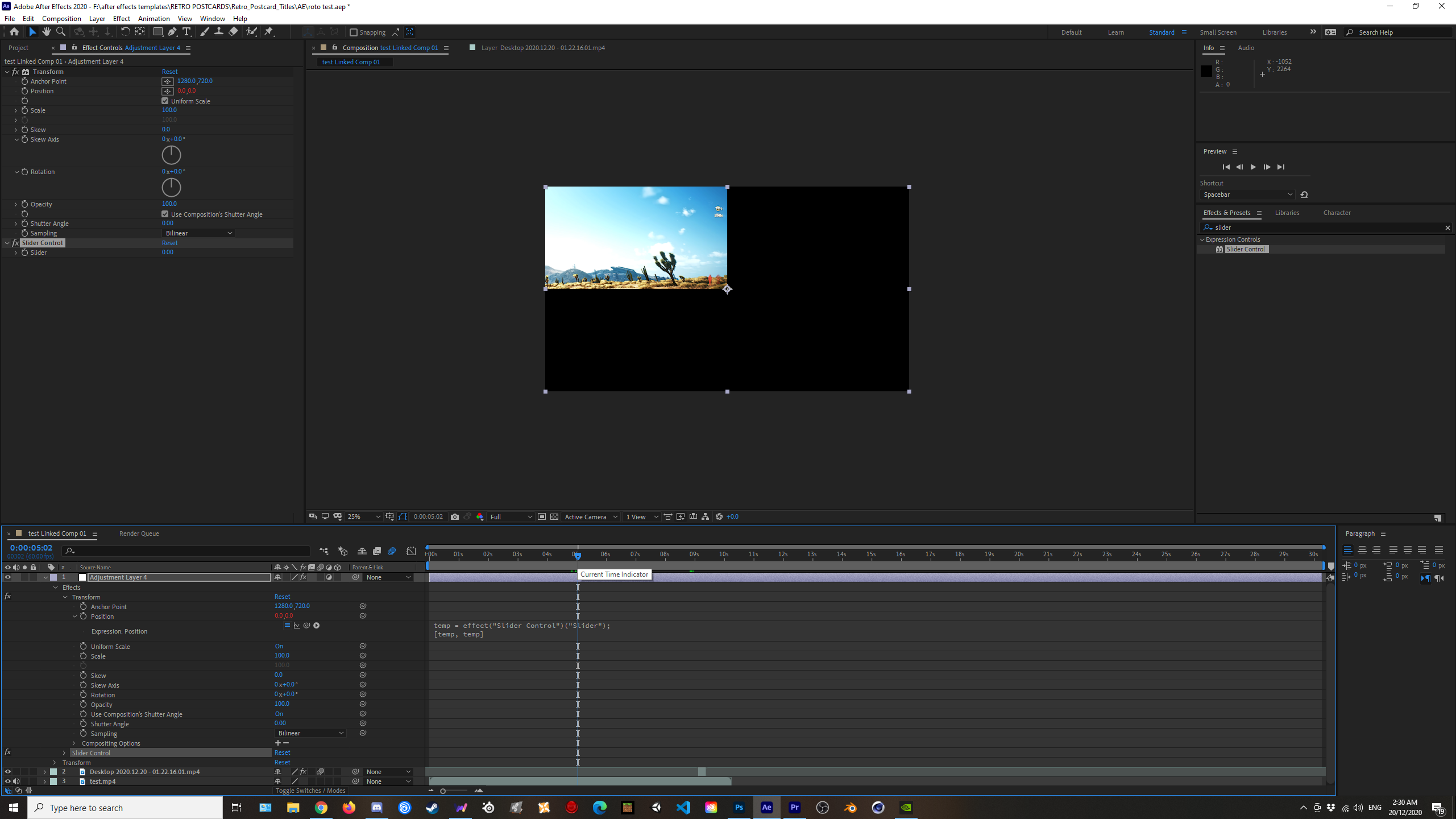 Adobe AE wiggle expression with slider makes my fo... - Adobe Product ...