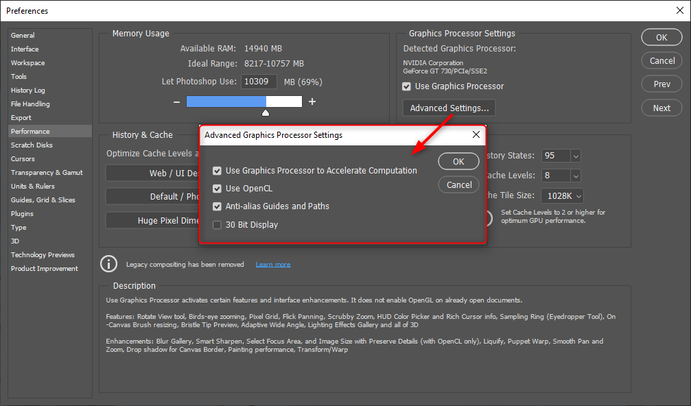 Graphics Processor Settings - Adobe Community - 11693315