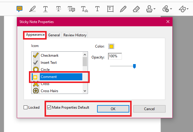 Sticky note/comment icon change - Adobe Product Community - 11693347