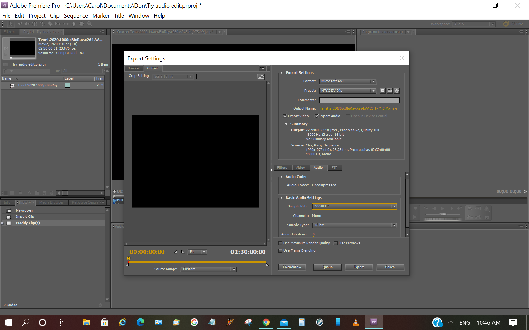 Solved: MP4 AAC 5.1 Audio Edit - Adobe Product Community - 11694872