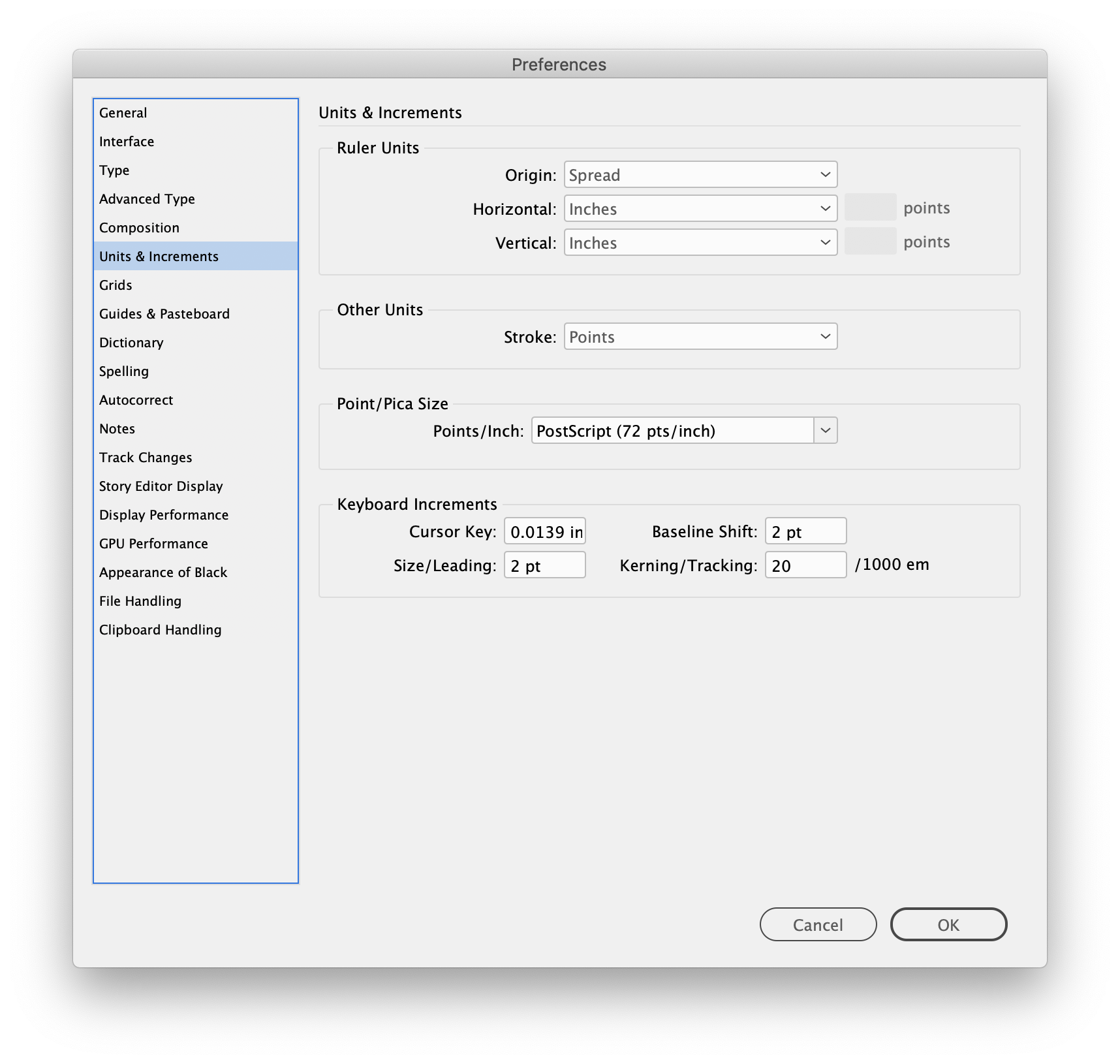 Solved: InDesign preferences set to inches, yet new docume... - Adobe ...