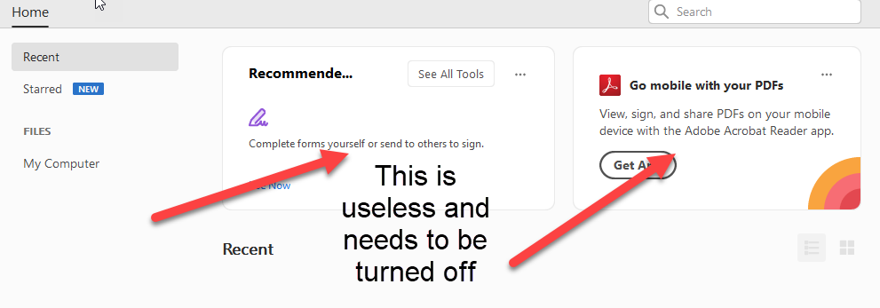 How do I disable the "New in-app onboarding experi... - Adobe Product ...