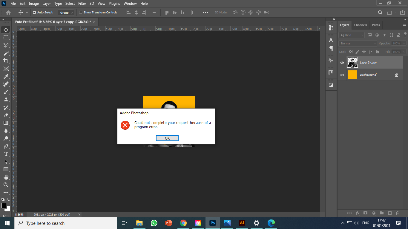 Photoshop Error Saving to Computer Storage - Adobe Support Community ...