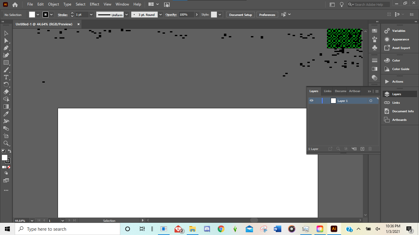 pixels showing on illustrator grey background - Adobe Community - 11724689