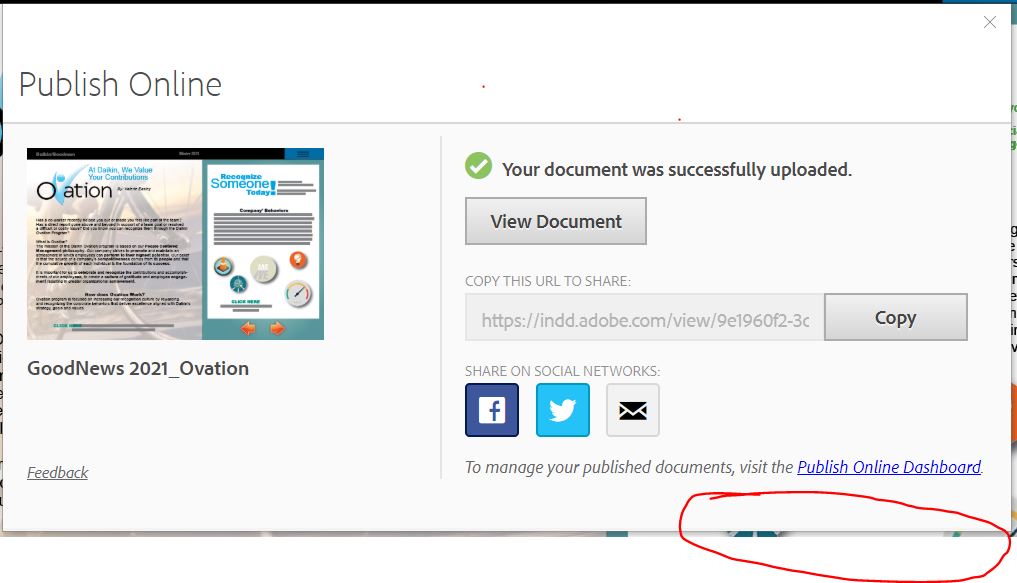 InDesign Publish OnLine Dialog/Progress Box Disapp... - Adobe Support ...