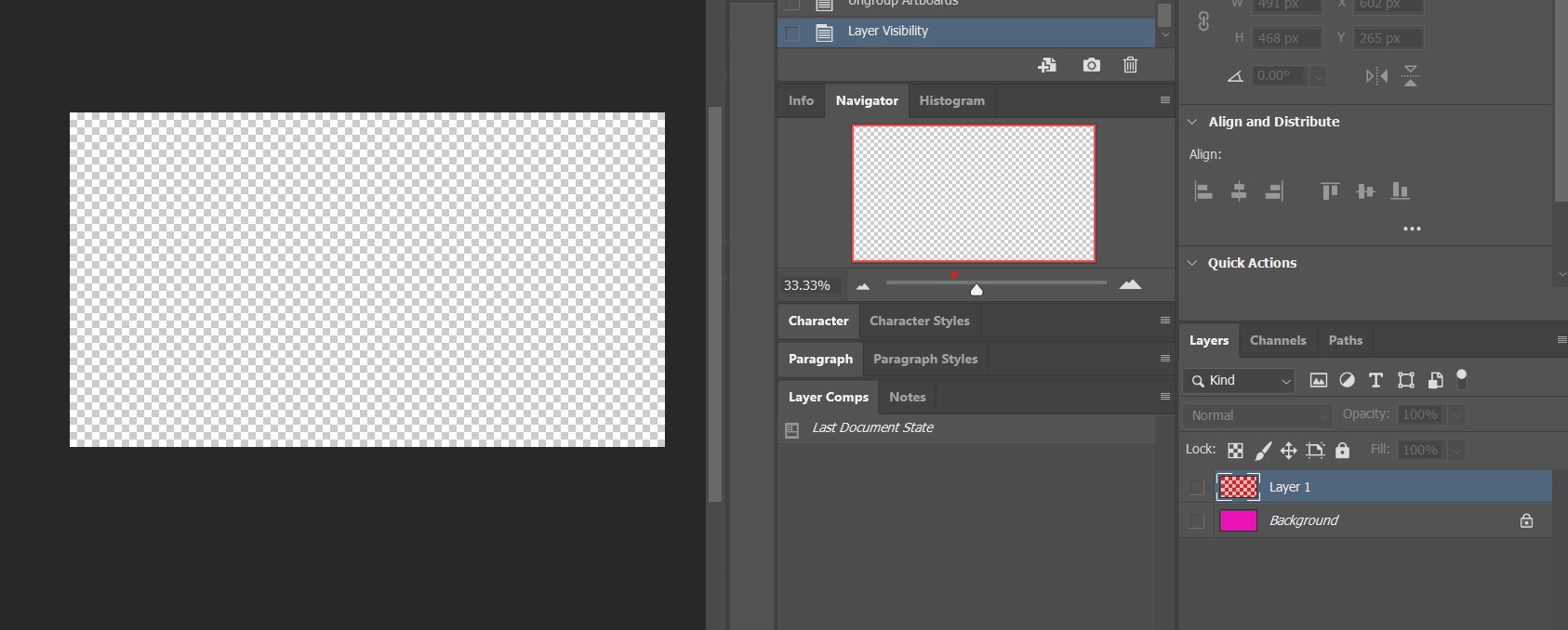 Re: Photoshop 22.x background transparency not wor... - Adobe Product ...