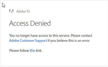 Access Denied using Adobe Portfolio and Google acc... - Adobe Product ...