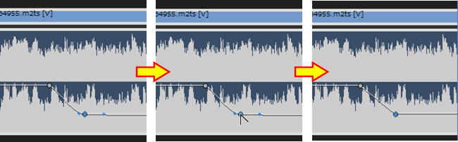 音量調整(マーカー？を使った)の方法を教えてください…… - Adobe Product Community - 11730359