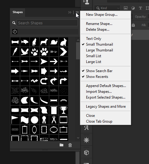 Shapes - Adobe Support Community - 11743511