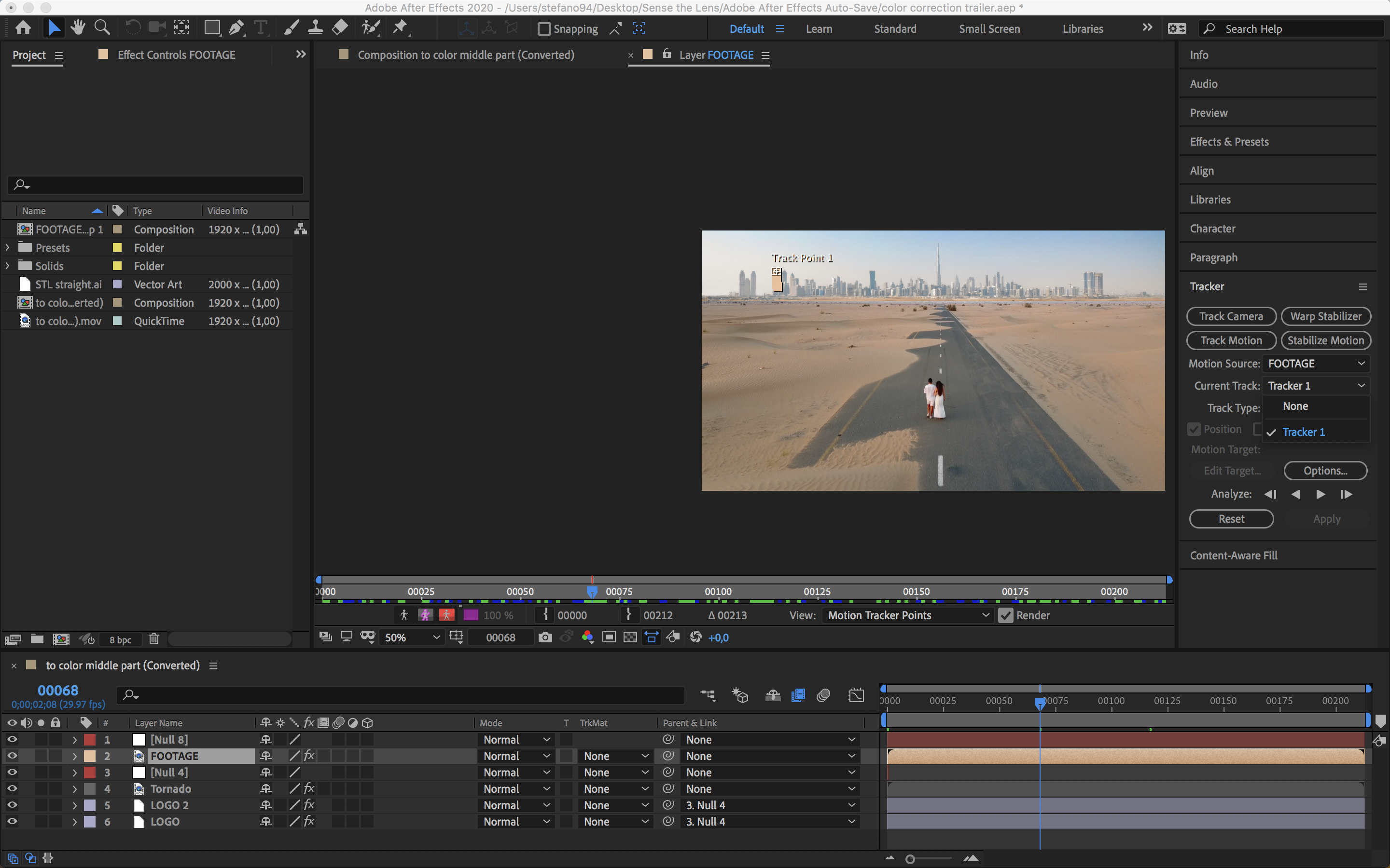 Null objects tracking points disappeared - Adobe Product Community ...