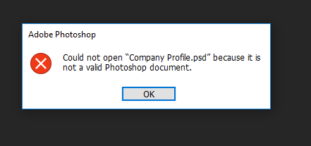 could not open because it is not valid photoshop d... - Adobe Product Community - 11751395