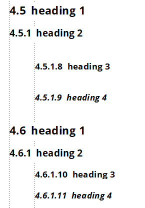 Solved: How to get a numbered heading style to reset - Adobe Community ...