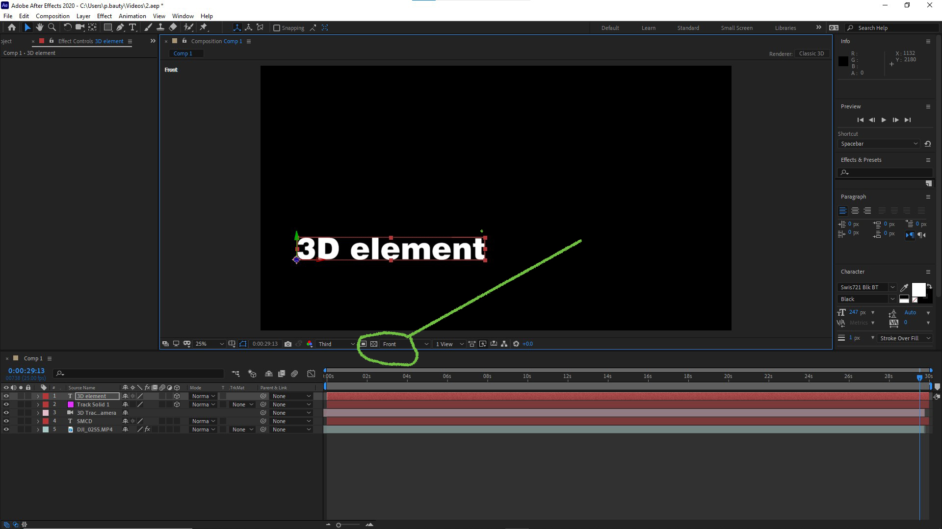Camera 3D tracker make the object disappear - Adobe Product Community - 11735771