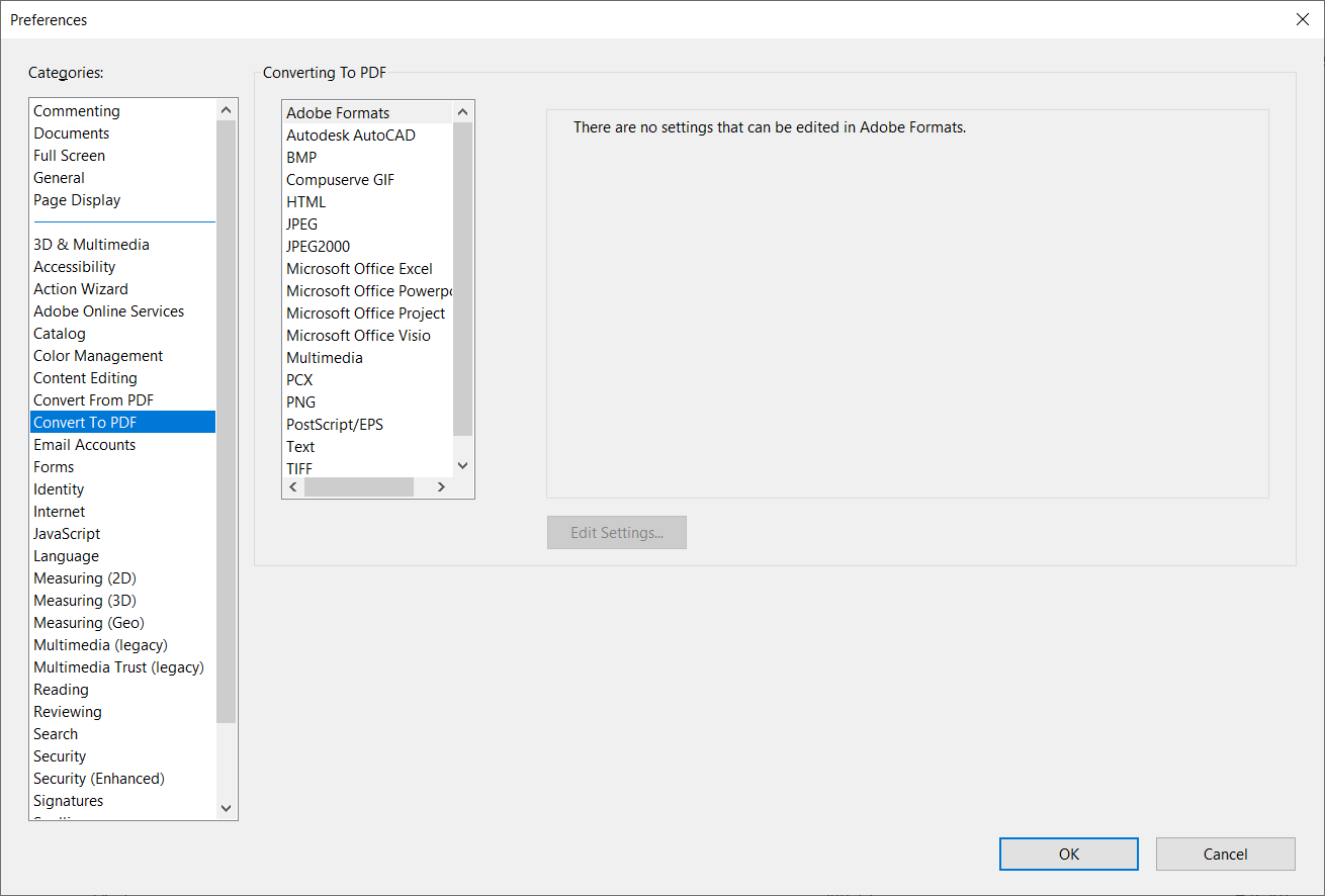 Adobe Acrobat DC cannot open .doc or .docx files a... - Adobe Product ...